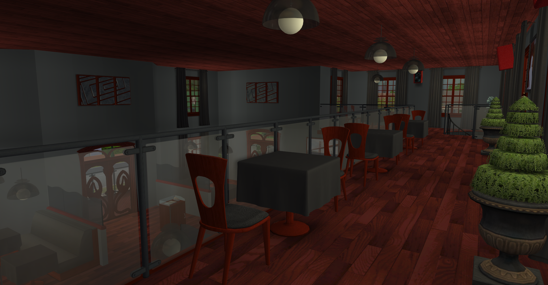 Le Gourmand Restaurant – Buildings & Sims by AlexArt