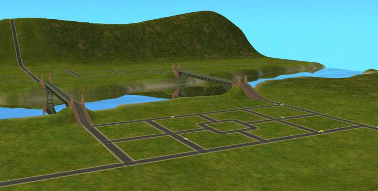 Riverville – SC4 Terrain – Buildings & Sims by AlexArt