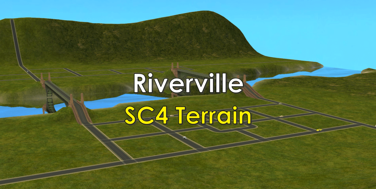 Riverville – SC4 Terrain – Buildings & Sims by AlexArt